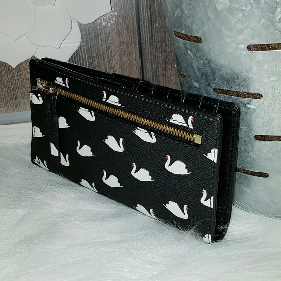 kate spade | Bags | Kate Spade Stacy Swan Wallet | Poshmark